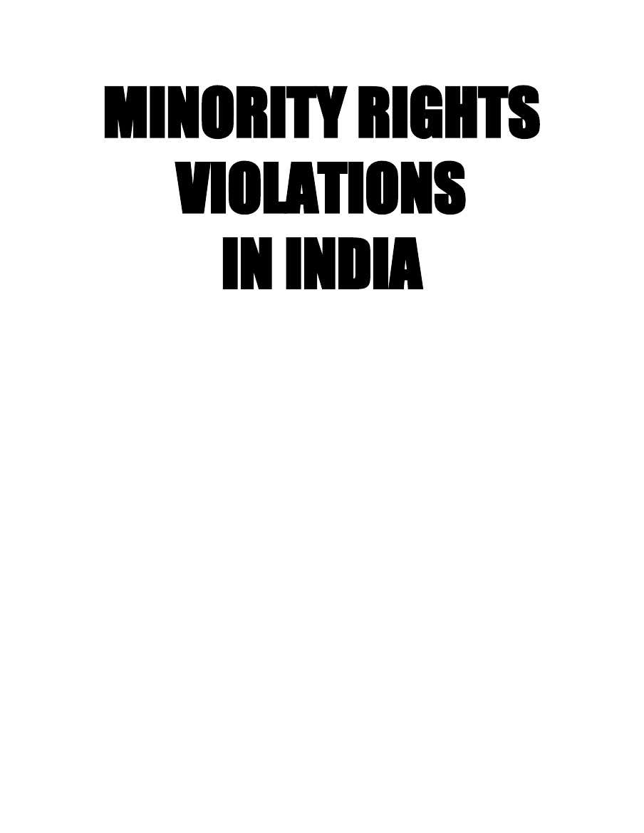 MINORITY RIGHTS VIOLATIONS IN INDIA - IAMC