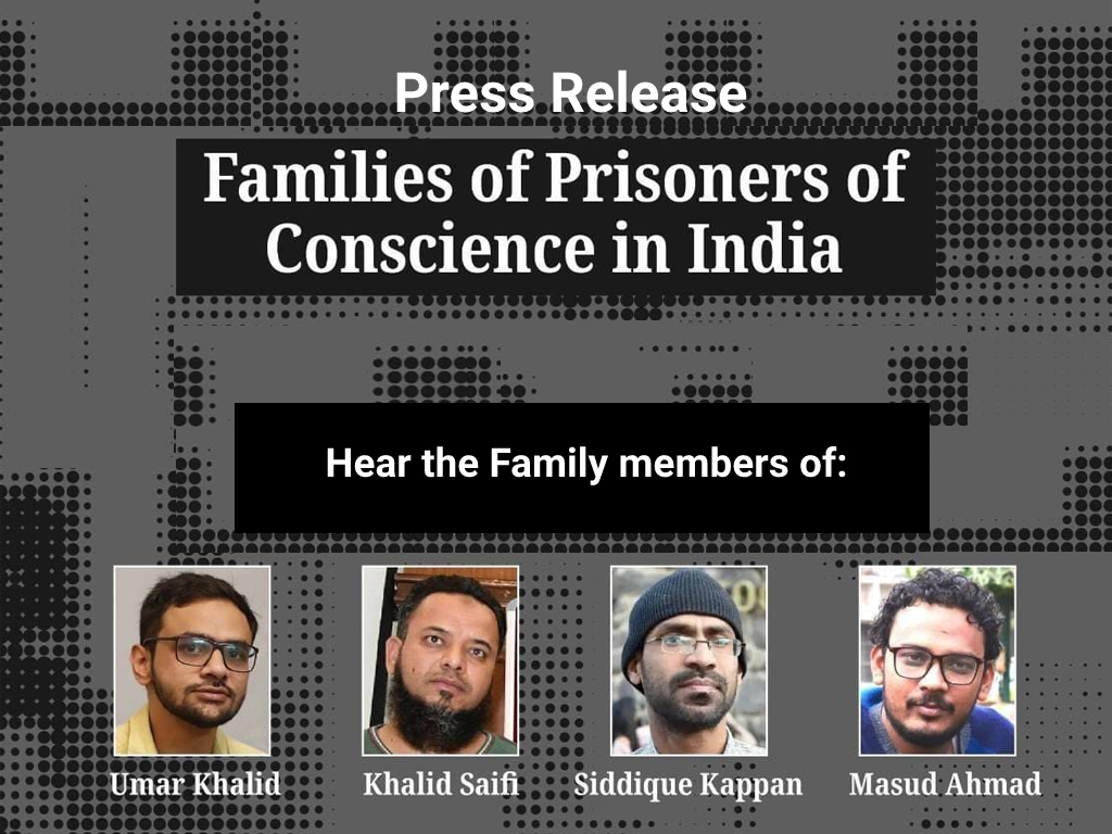Muslim Prisoners of Conscience in India Are Persecuted For Their Faith, Families Tell U.S ...
