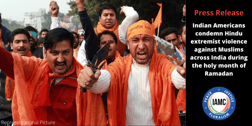 Indian Americans condemn Hindu extremist violence against Muslims across India during the holy ...