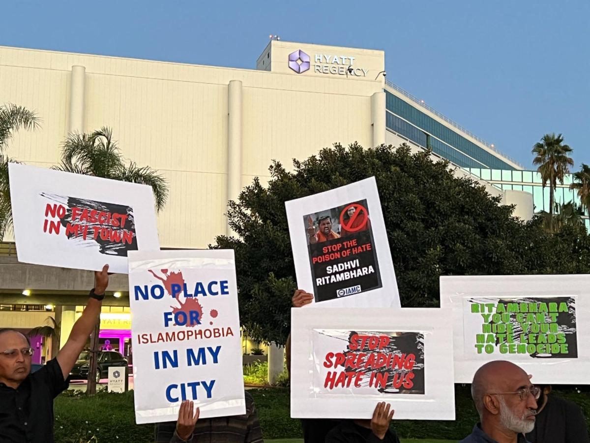 Indian Americans Protest Hindu Supremacist Sadhvi Ritambhara’s Event in ...